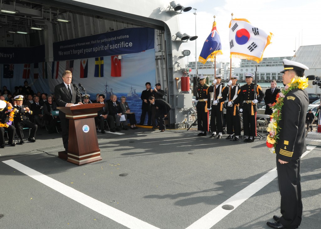 Welcome Speech for the Korean Navy – Mike Lee